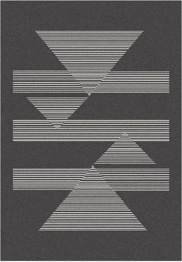 Tmavě šedý koberec Universal Norway, 80 x 150 cm