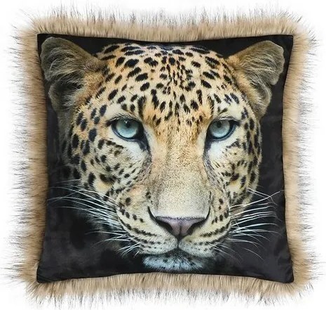 Bellatex Polštářek SAFARI Leopard, 45 x 45 cm