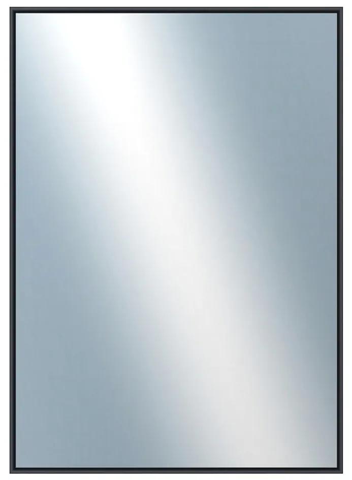 DANTIK - Zarámované zrcadlo - rozměr s rámem cca 50x70 cm z lišty Hliník černá | P02-021 (7002021)