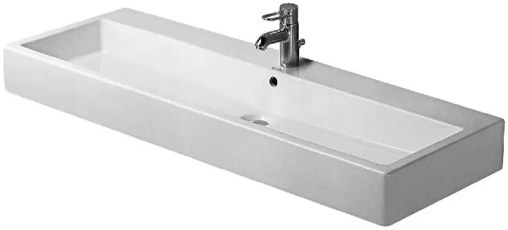 Duravit Vero - Umyvadlo nábytkové 120x47 cm, s 1 otvorem pro baterii, alpská bílá 0454120027