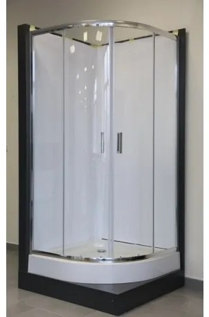 Olsen Spa - Čtvrtkruhový sprchový kout s vaničkou BILBAO V ceně samonosná akrylátová vanička - výška 14,5 cm, včetně sifonu. OLBBIL90CC