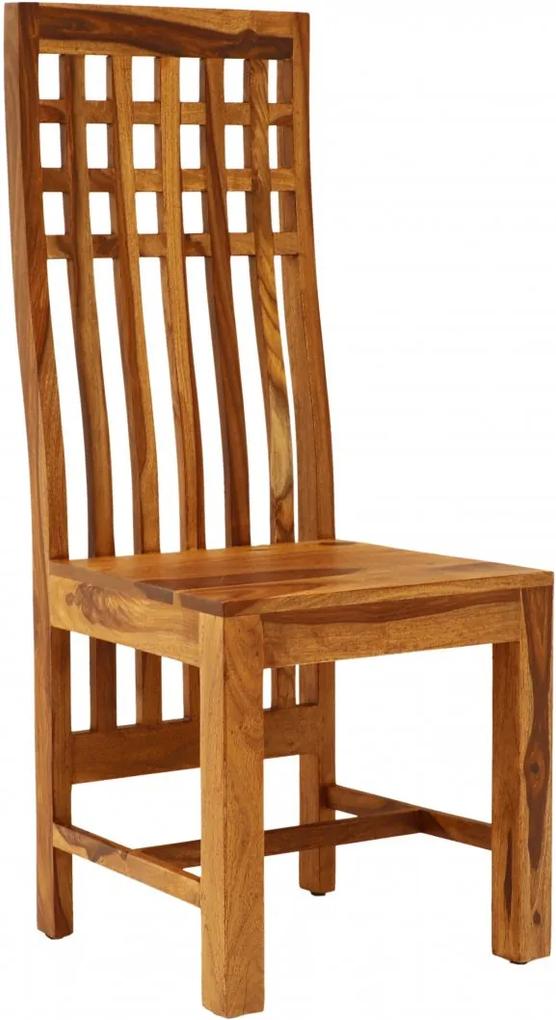 Židle Gani z indického masivu palisandr Ořech