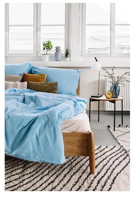 Dvoulůžková postel Woodman Farsta Herringbone, 140 x 200 cm