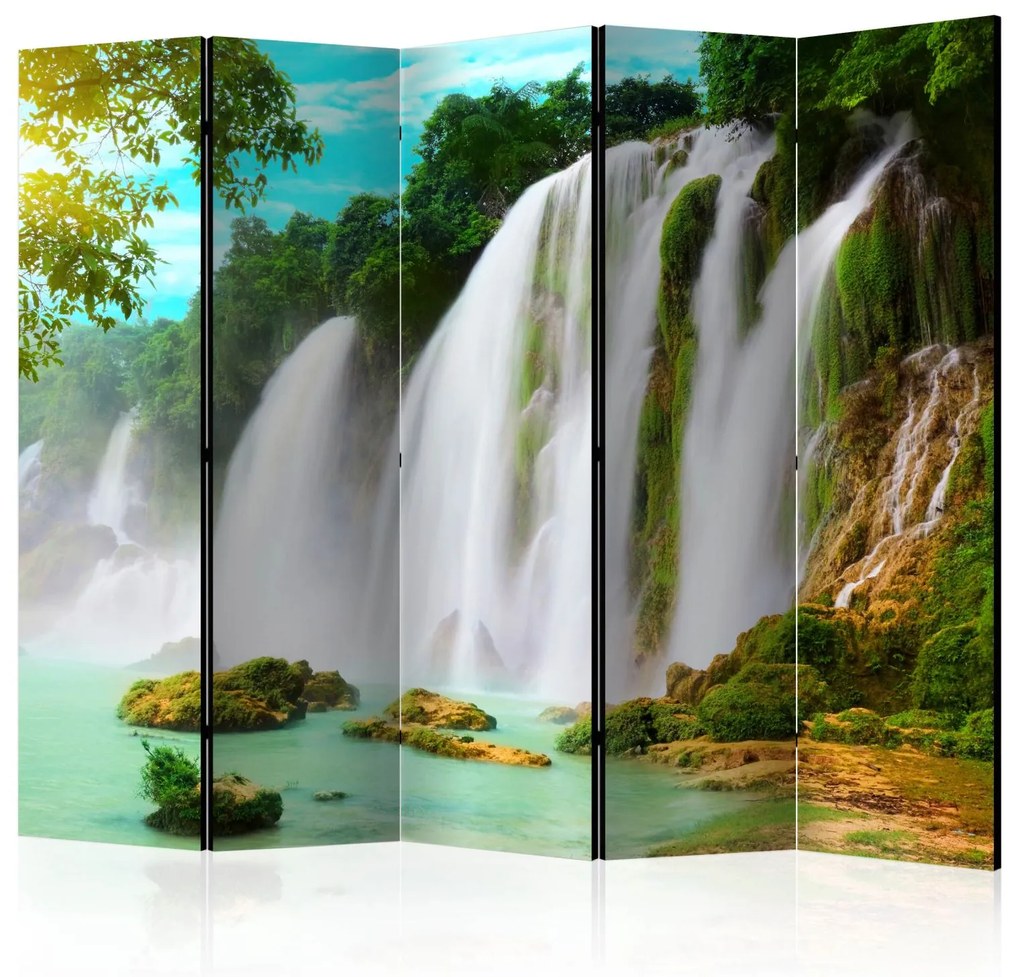 Paraván - Detian - waterfall (China) II [Room Dividers] 225x172