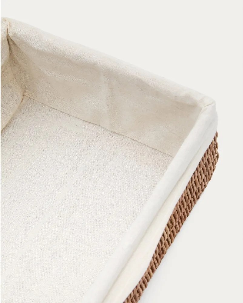 Ratanové košíky v sadě 2 ks 28x20x10 cm Indali – Kave Home