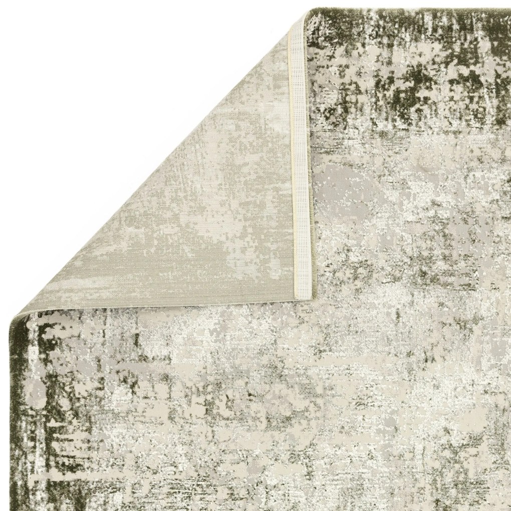 Tribeca Design Kusový koberec Zoom Border Green Rozměry: 160x230 cm