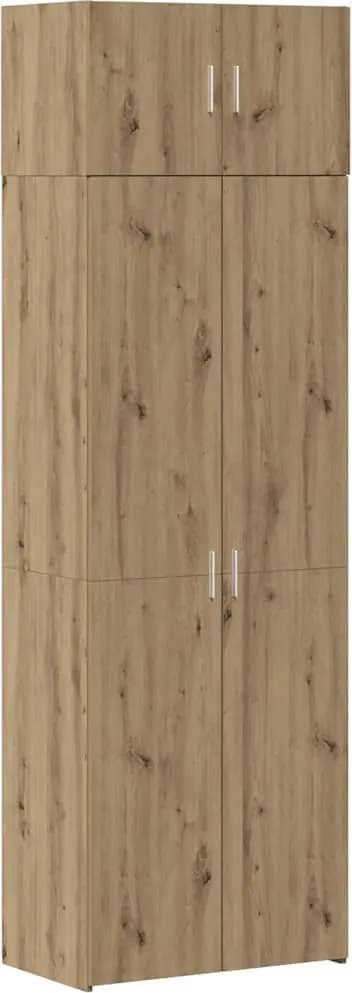 Úložná skříňka 2 ks Artisanový dub 70 x 42,5 x 225 cm 3365636