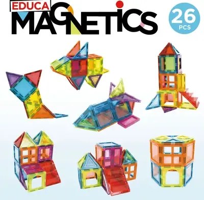 EDUCA Magnetická stavebnice Magnetics / 26 dílků