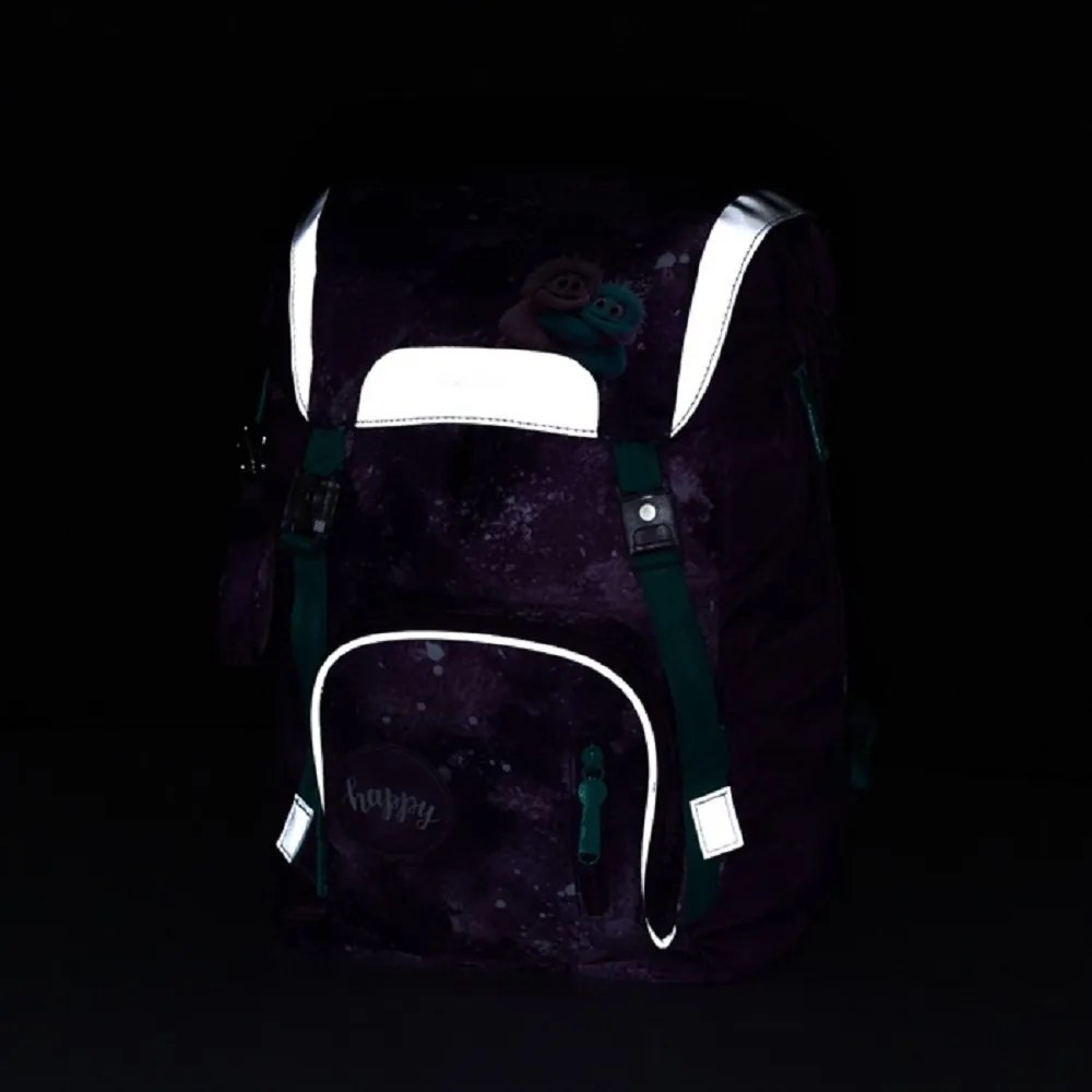 Oxybag OXY SKY - školní set Monster 4 ks: batoh, penál, sáček, placky