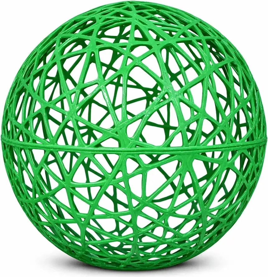 3D koule Fiberglass, pr. 50 cm, zelená, nesvětelná