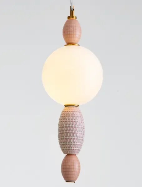 LED zlato-oranžovo-růžové designové svítidlo Obří