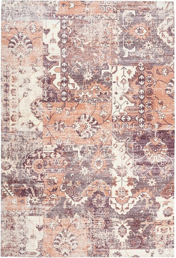 XXXLutz NAPLOCHO TKANÝ KOBEREC, 120/170 cm vícebarevná, terracotta - Online Only koberce & rohožky - 005937116001