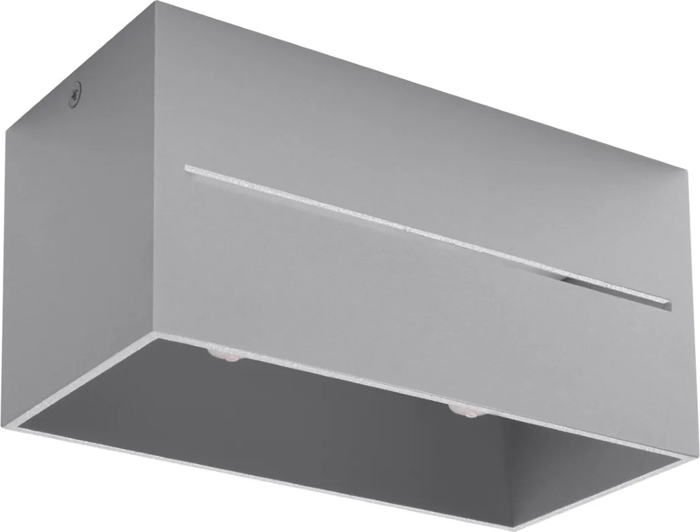 Sollux Lighting Stropní svítidlo LOBO 2 šedé