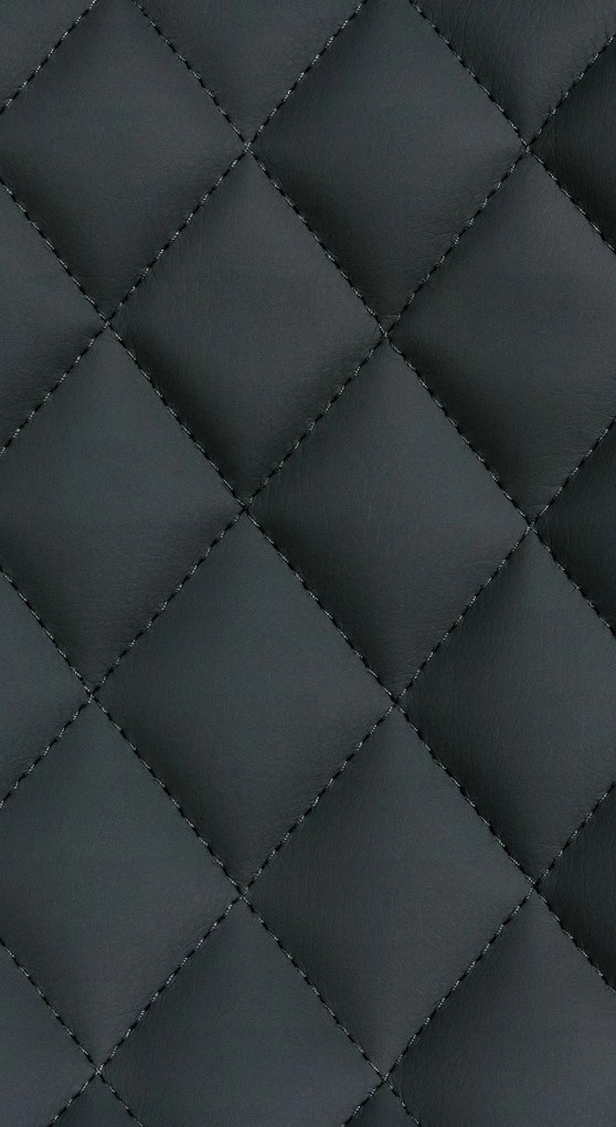 Sada 2 barových židlí Minosa umělá kůže – černá