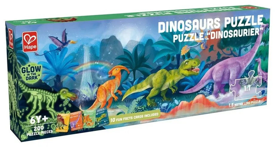 Hape Puzzle - Dinosauři, délka 1,5 m