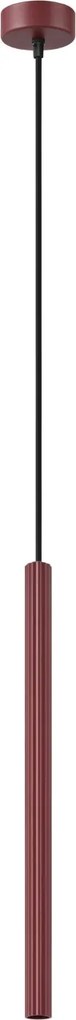 Sollux Lighting Závěsné svítidlo ARCHE 1 bordó