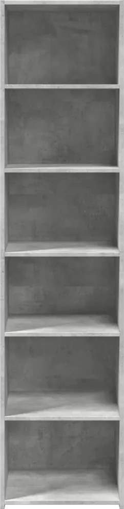 Skříň highboard betonově šedá 45 x 41 x 185 cm kompozitní dřevo 3281676