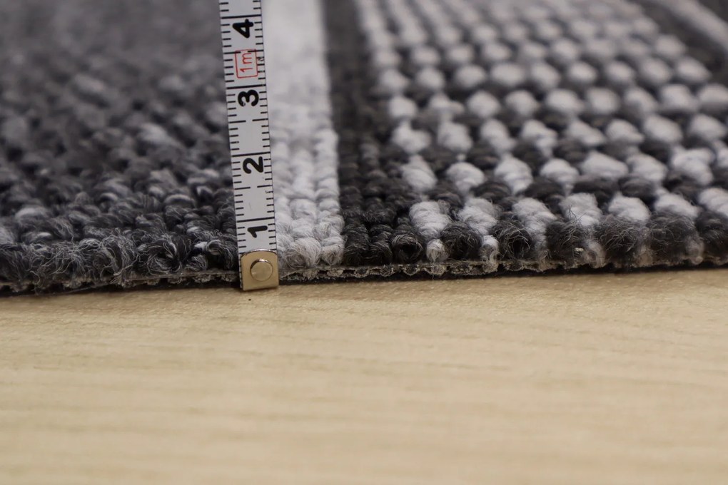 Condor Carpets, Běhoun na míru Promenade 8727 antra, šíře 100 cm, šedá, chodba / předsíň