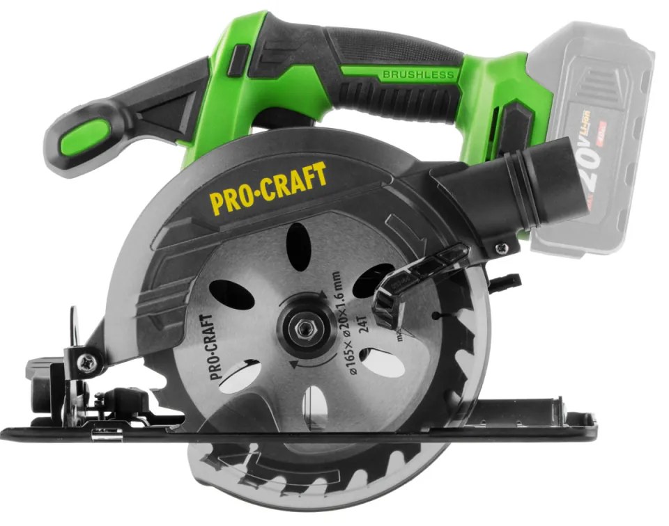 Aku kotoučová pila Procraft PCA32bb (bez baterie a nabíječky) | PCA32-BB