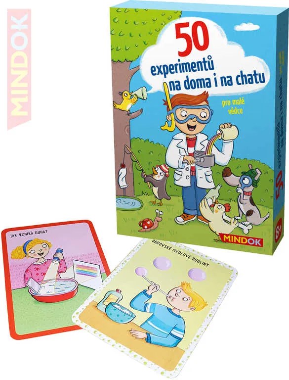 MINDOK HRA 50 experimentů na doma i na chatu mn289