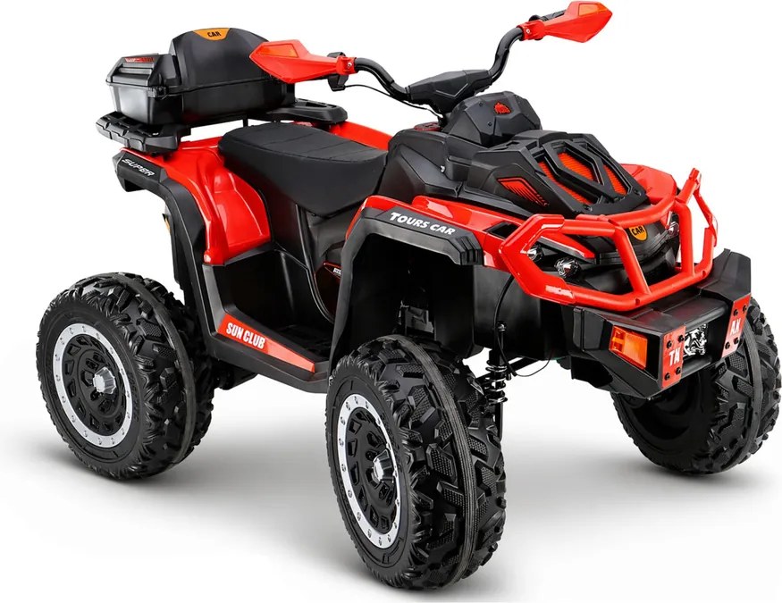 LEAN CARS Čtyřkolka na akumulátor XW-08 4x4 45 W červená