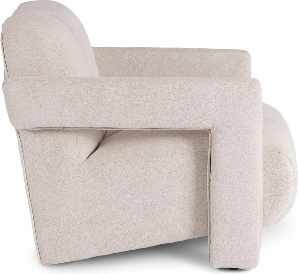 Designové křeslo Bender krémové