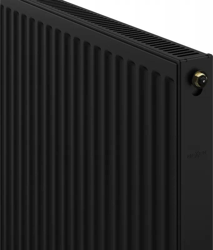 Mexen, Panelový radiátor Mexen CV11 500 x 1000 mm, spodní připojení, 796 W, černý - W611-050-100-70