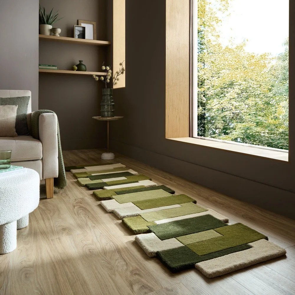 Ručně tkaný vlněný běhoun 60x230 cm Collage – Flair Rugs