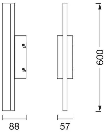 Osram -LED Stmívatelné osvětlení zrcadla ORBIS MIRROR LED/10W/230V 60 cm IP44