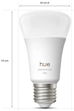 SADA 2x LED Stmívatelná žárovka Philips Hue WACA E27/6W/230V 1000-20000K