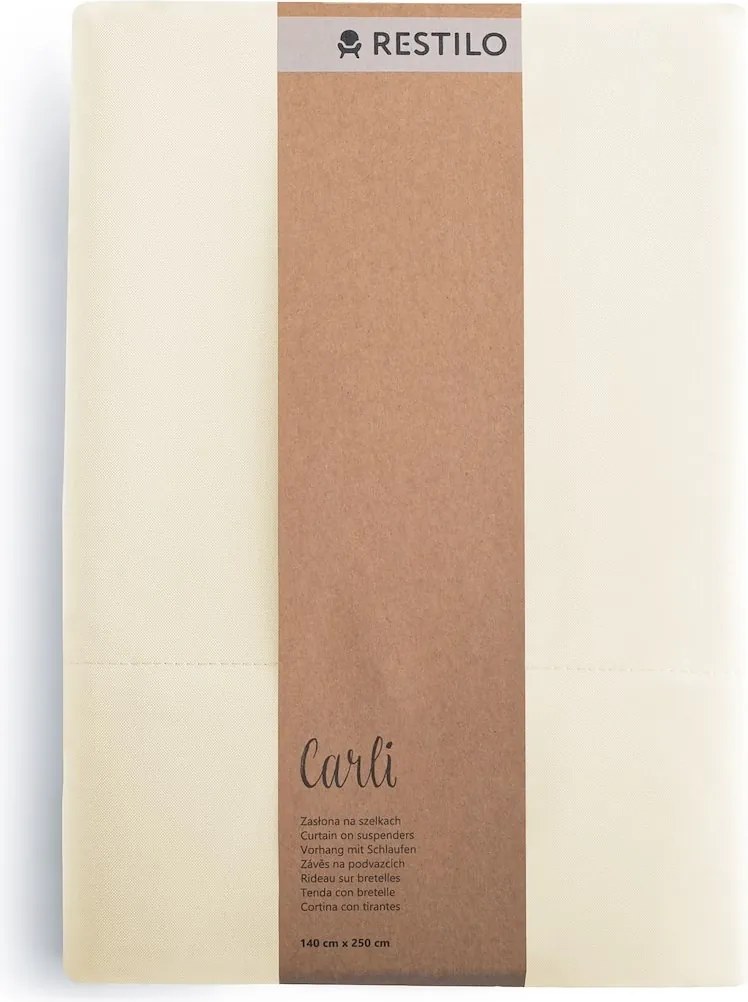 Závěs Carli s designovými poutky 140x250 cm - výběr z 10 provedení