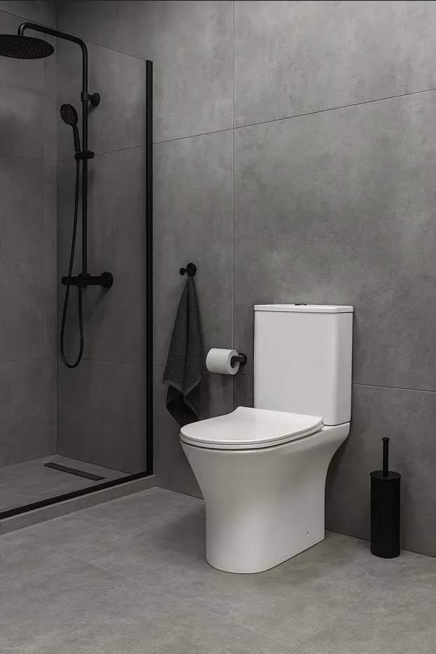 Invena Nexil, WC kombi mísa s nádržkou včetně splachovací soupravy, tornado techn., sedátko s pomalým zavíráním, INV-CE-82-O01-J