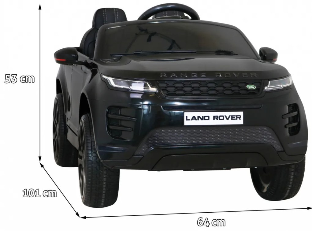 HračkyZaDobréKačky Elektrické autíčko Range Rover Evoque černé