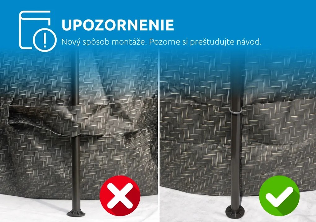 Marimex | Bazén Marimex Florida 3,66x1,22 m se zabudovaným skimmerem - motiv RATAN | 10340320