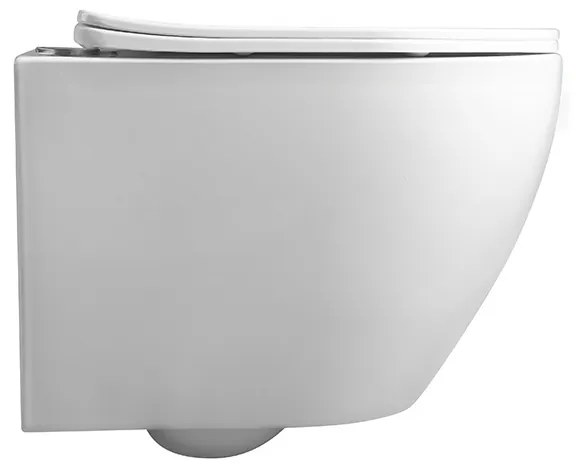BPS-koupelny Závěsná WC mísa se SoftClose sedátkem HYD-4708, bílá