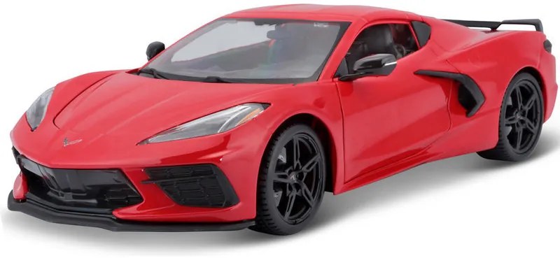 Maisto chevrolet corvette stingray 2020 1:18 červená