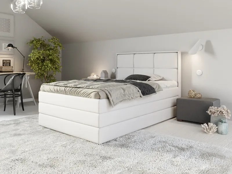 Postel boxspring Samara 100x200 s úložným prostorem - výběr barev