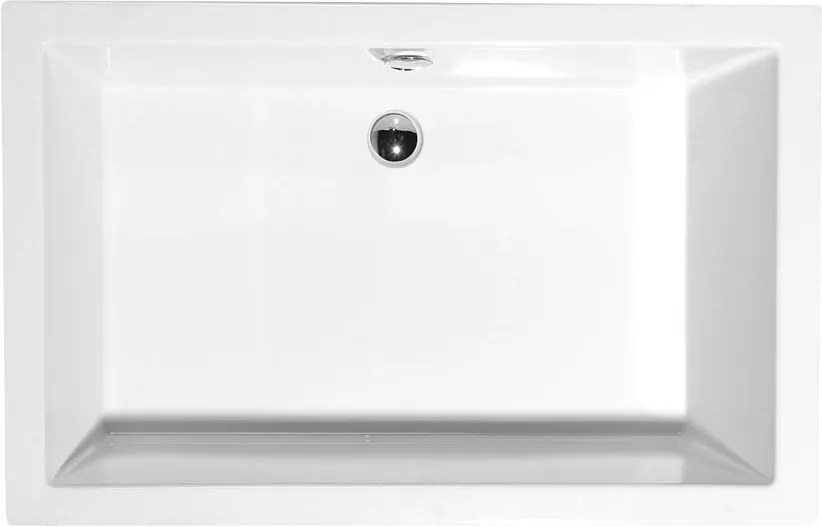 DEEP hluboká sprchová vanička, obdélník 100x90x26cm, bílá 72340