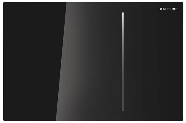 GEBERIT Sigma70 ovládací tlačítko, sklo, černá, 115.620.SJ.1