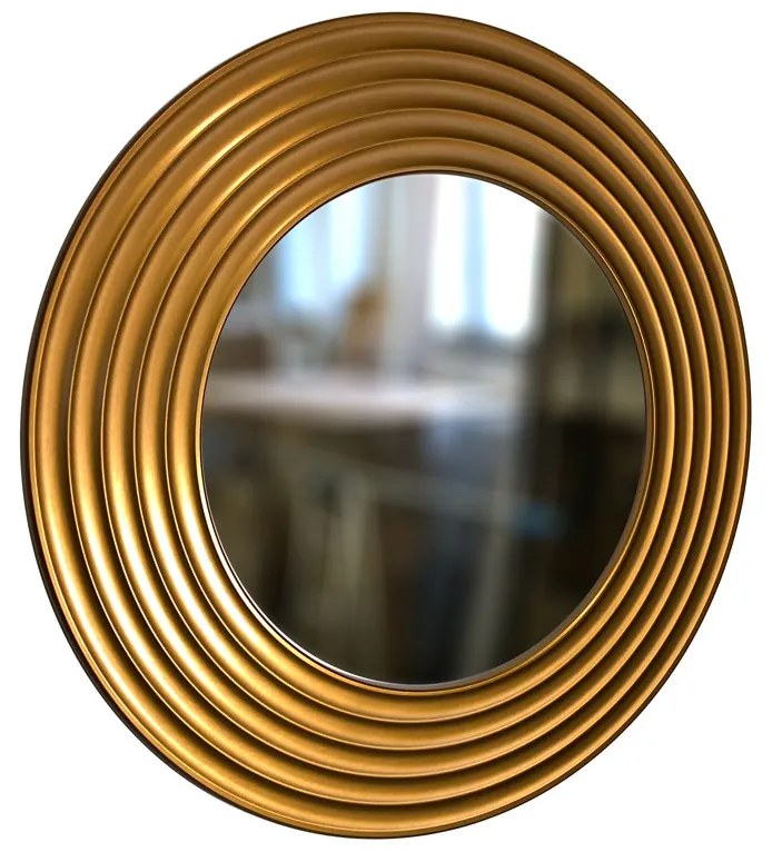 Amadeus Kulaté zrcadlo GALA 90cm Bronzová barva