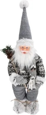 Vánoční dekorace Santa Claus s pytlem 50 cm