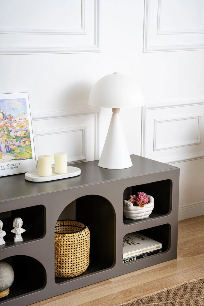 Kalune design Konzolový stolek LORIN antracitový
