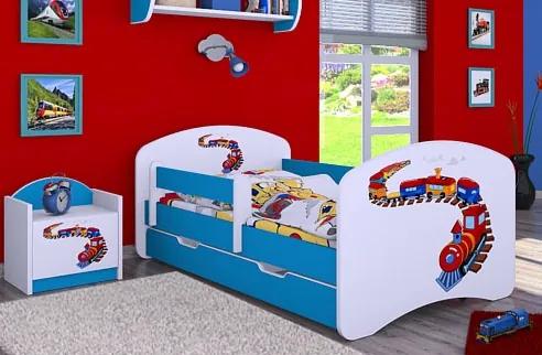 Svět pokojů Dětská postel Kevin - vláček + matrace zdarma Barva: Bílá, Úložný prostor: ANO (+800 Kč), Rozměr: 140x70 cm