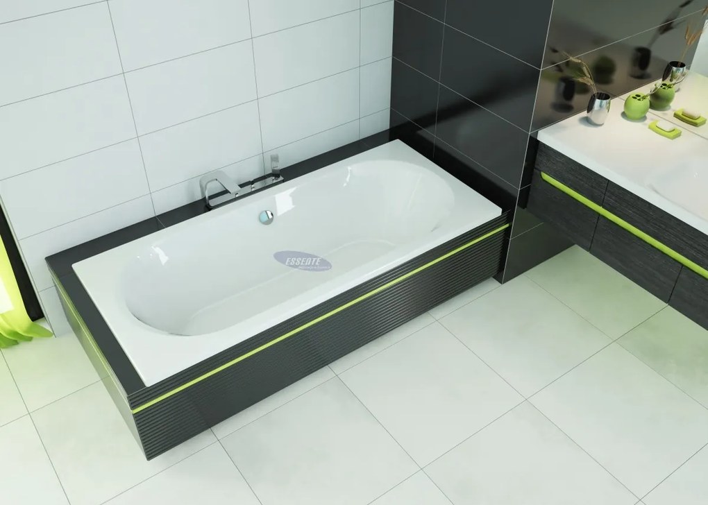 Essente ExclusiveLine ORIA DUO 180x80  obdélníková hydromasážní duo 180 × 80 cm Hydromasážní systém: STANDARD