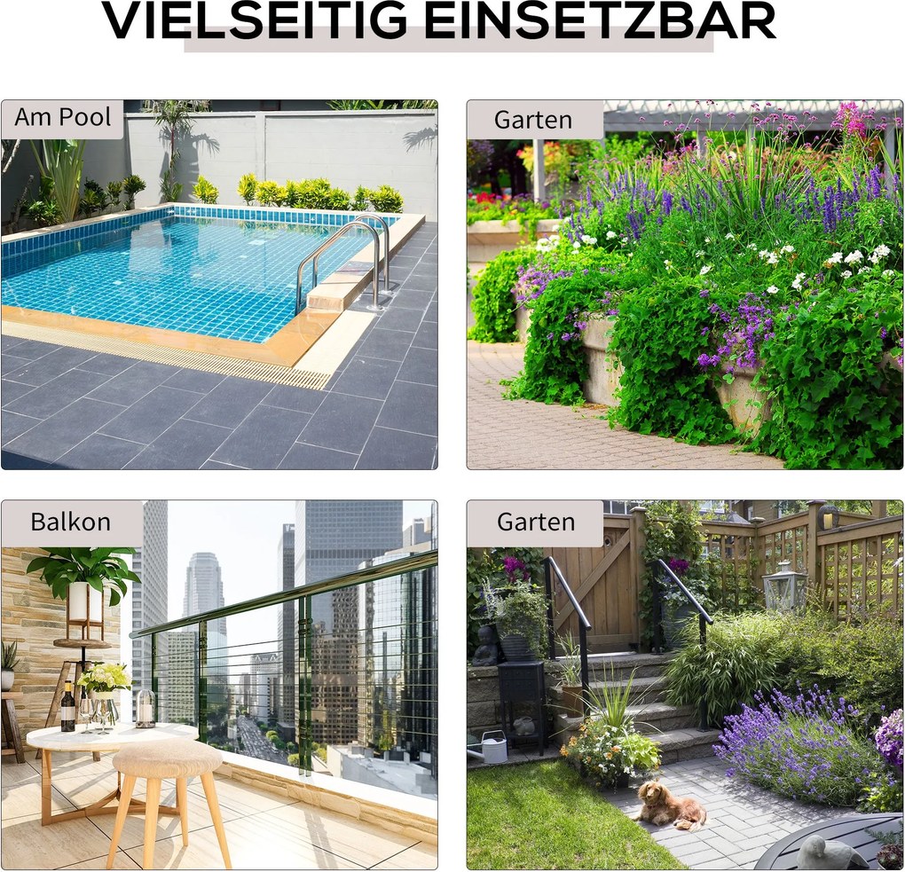 Skládací zahradní stolek Outsunny z poly ratanového materiálu - kávový stolek, stolek pro pohovku, stolek na balkon, zahradní stůl, stůl na čaj, náby…