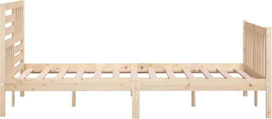 Rám postele 180 x 200 cm Super King masivní dřevo 3101168