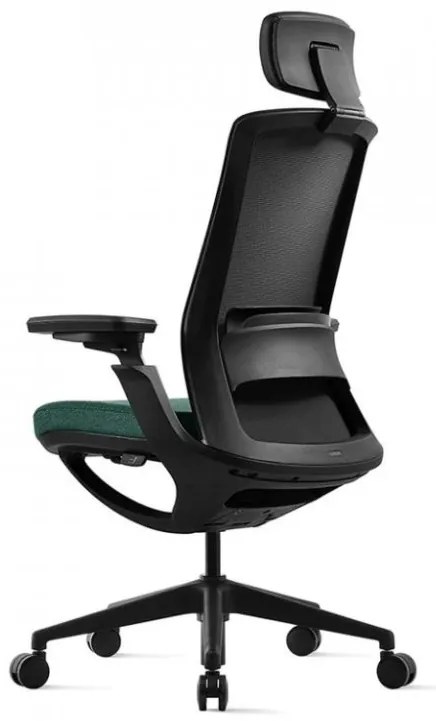 Kancelářská ergonomická židle ROLY BLACK - síťovina Office Pro Červená