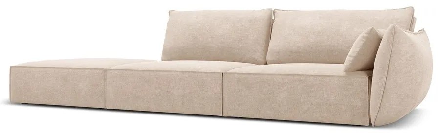 Béžová lenoška (pravý roh) Vanda – Mazzini Sofas