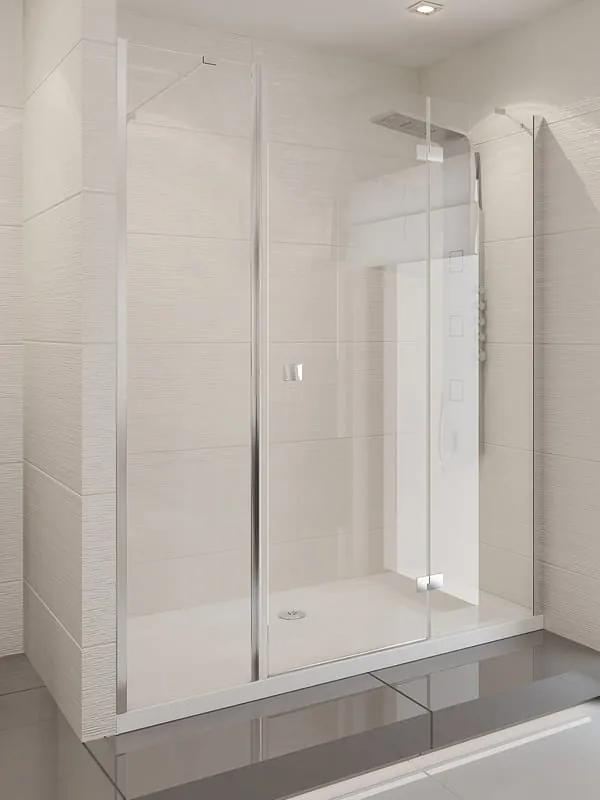 New Trendy Platinium sprchové dveře MODENA PLUS 135 cm pravé, čiré sklo EXK-1008/EXK-1030P