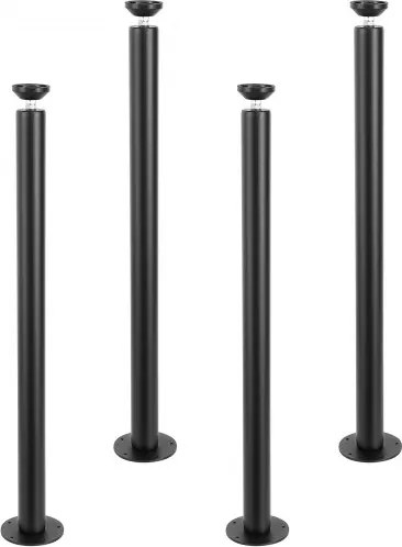 762 MM Nastavitelné nohy stolu, zesílená ocel Nohy kancelářského nábytku Sada